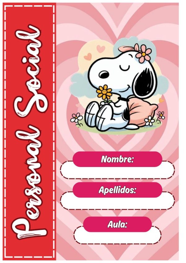 50 Portadas de Snoopy para cuadernos: ideas bonitas y creativas para ...